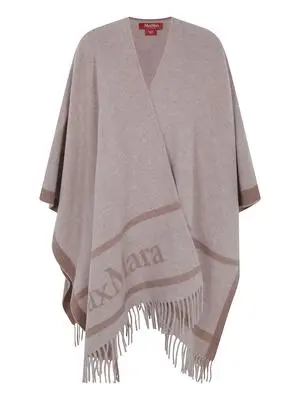 Max Mara Wool Cape - Brown