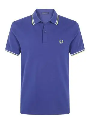 Fred Perry T-shirt Short Sleeve " Tipped - Blue