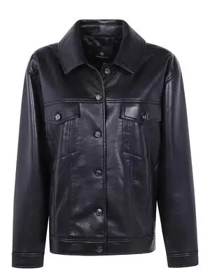 ANINE BING Leather "rory" Jacket - Black