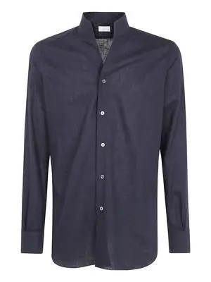 MAZZARELLI Long Sleeve Button-down Shirt - Black