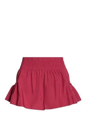 Free People Frilly Shorts - Brick