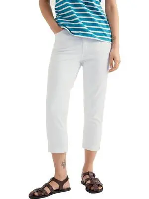 SEASALT CORNWALL Albert Quay High Waist Crop Pants - Chalk