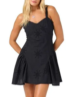 O'Neill Eyelet Mini Dress - Black