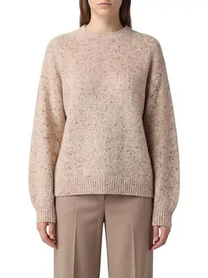 Fabiana Filippi Abstract Pattern Wool Blend Jumper - Beige