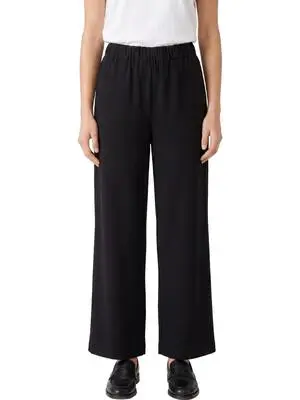 Fabiana Filippi High-waisted Palazzo Trousers With Monili Embellishment - Blue