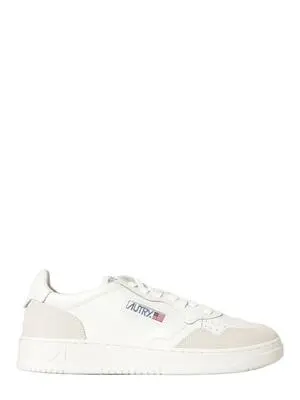 AUTRY Autry Medalist Low Top Trainers In Bicolour Leather And Suede Bianco 4