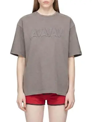 ADIDAS ORIGINALS Avavav X Relaxed Fit Cotton T-shirt - Grey
