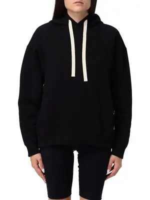 JIL SANDER Relaxed-fit Cotton Hoodie With Drawstring Hood And Contrast Logo - Grey