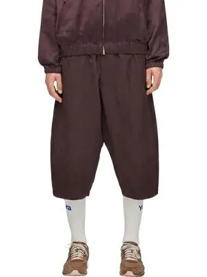 WALES BONNER X Adidas Originals Nylon Drawstring Shorts - Coffee