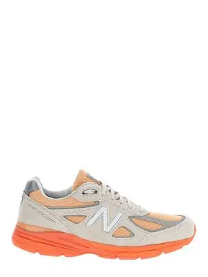 NEW BALANCE 990v4 Lace Up Sneakers - Grey