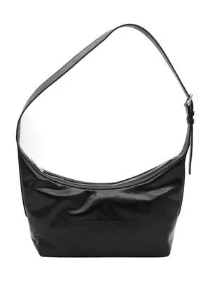 Alexander Wang Curved Leather Shoulder Bag - Black