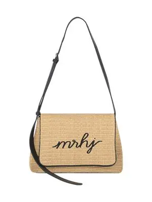 MARHEN.J Mary Rattan Shoulder Bag - Black