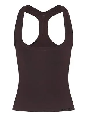 NIKESKIMS Vintage Seamless Racer Back Tank - Brown