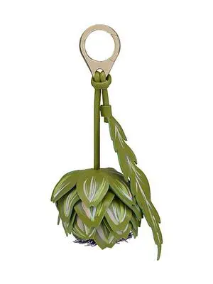 CHRISTIAN LOUBOUTIN Artichoke Leather Bag Charm - Multi/gold