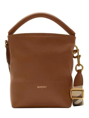 Burberry BURBERRY Mini Clip Bucket Shoulder Bag Hazel