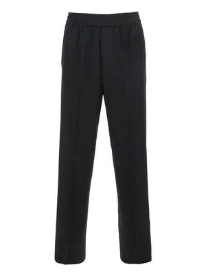 GOLDEN GOOSE Lennon Wool Trousers - Black
