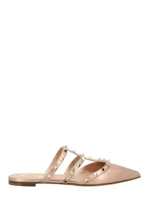 Valentino Garavani Studded Strappy Mules - Pink