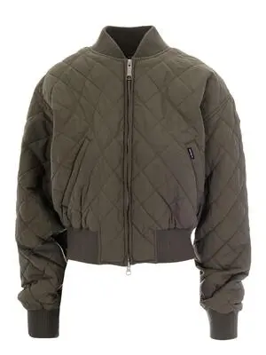Carhartt Work In Progress Quilted Zip-up Bomber Jacket - Leaf