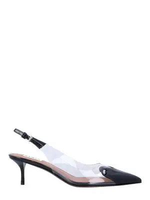 Alaïa ALAIA Pointed Toe Slingback Heels With Decorative Strap Nero