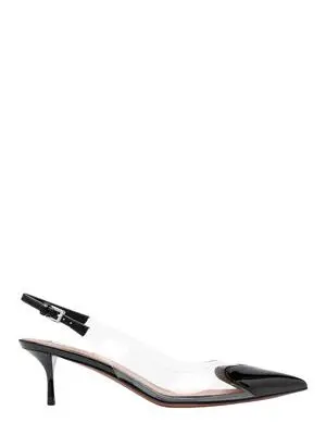 ALAÏA ALAIA Pointed Toe Slingback Heels With Decorative Strap