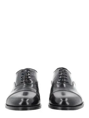 CORVARI Classic Oxford Shoes With Lace-up Fastening - Black