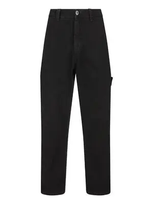 Stone Island STONE ISLAND Cargo Pants With Snap Fastening Blue