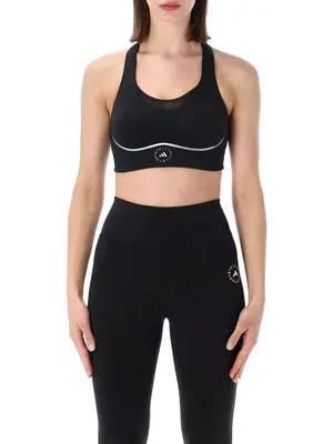 Adidas By Stella McCartney High Support Running Sports Bra - Black