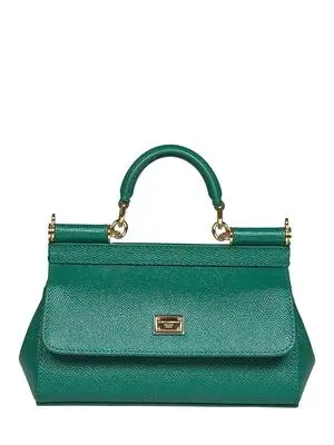 Dolce & Gabbana Mini Handbag With Double Magnet Closure - Verde