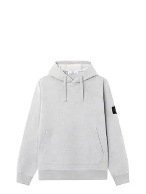 Stone Island STONE ISLAND Drawstring Hooded Sweater With Pouch Pocket Grigio