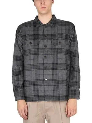 Universal Works Regular Fit Classic Collar Shirt - Grey