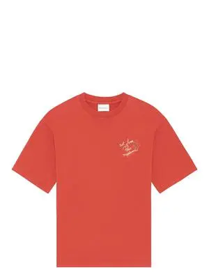Drole De Monsieur Slogan Print T-shirt Size - Arancione