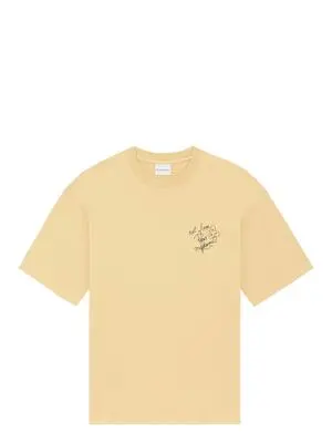 Drole De Monsieur Slogan Print T-shirt Size - Giallo