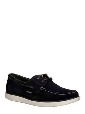 Barbour Rothley Suede Boat Shoes - Blue