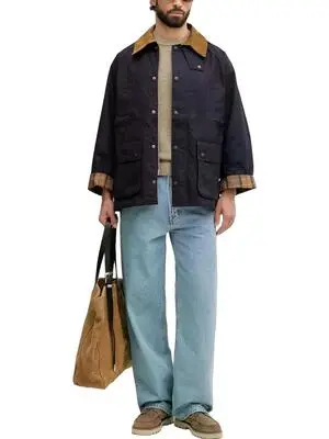 Barbour Oversized Bedale Jacket - Blue