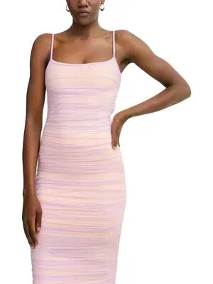 Herve Leger Zia Midi Dress - Purple