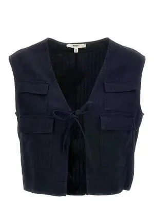 Barena Venezia Patch Pocket Sleeveless Top - Blue