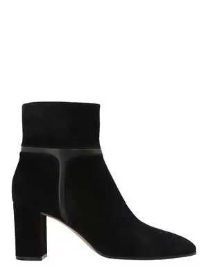 GIANVITO ROSSI Leather Ankle Boots - Black