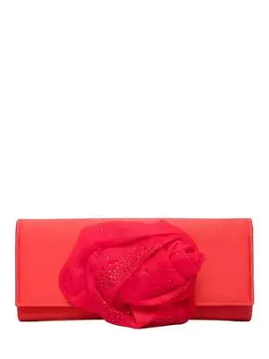 GEDEBE Peonia Envelope Clutch Bag - Red