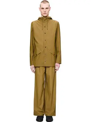 Rains Waterproof Jacket With Hood And Snap Closures - Dawn