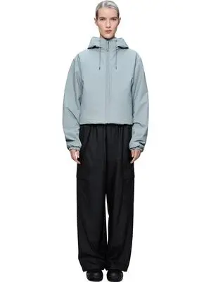 Rains Lohja Short Insulated Cropped Jacket - Pool