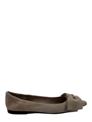 POMME D´OR Ingrid Bow Detail Pointed Toe Pumps - Neutrals