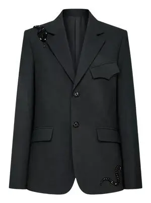 Zadig&Voltaire Vanille Crystal-embellished Blazer - Black