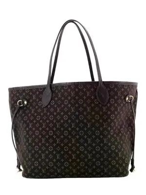 LOUIS VUITTON Neverfull Monogram Idylle Mm Tote Bag - Brown