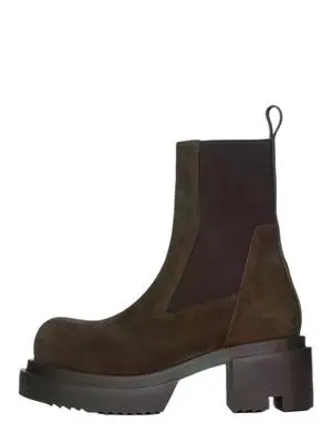 Rick Owens Beatle Bogun Chelsea Boots - Brown