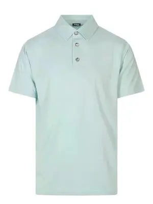 Kiton Short-sleeve Polo Shirt - Blue