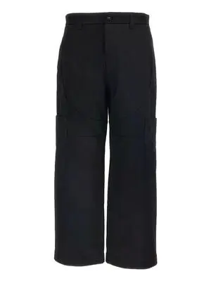 Thom Browne Panelled Wide-leg Trousers - Black