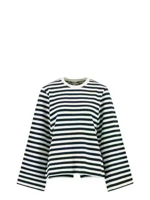Barbour Barbour Layla Striped Sweatshirt Blue