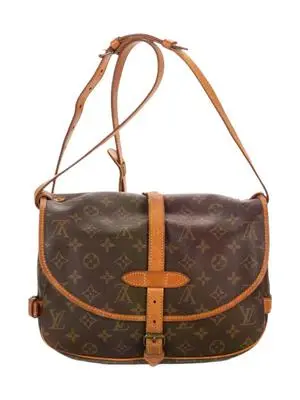 LOUIS VUITTON Saumur 25 Shoulder Bag - Brown