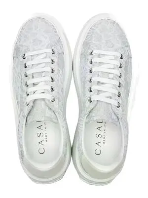 Casadei Nexus Rigel Glitter-finish Sneakers - Silver
