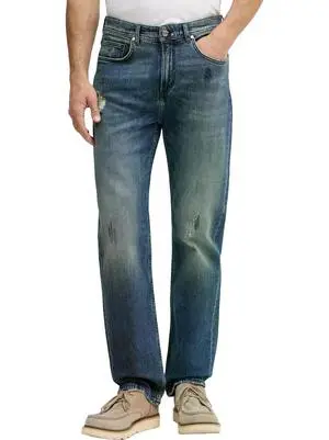 Karl Lagerfeld Distressed Faded Jeans - Blue